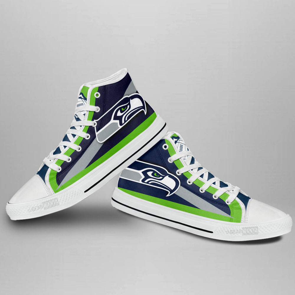 Seattle Seahawks High Top Shoes Custom | Gear Fandom